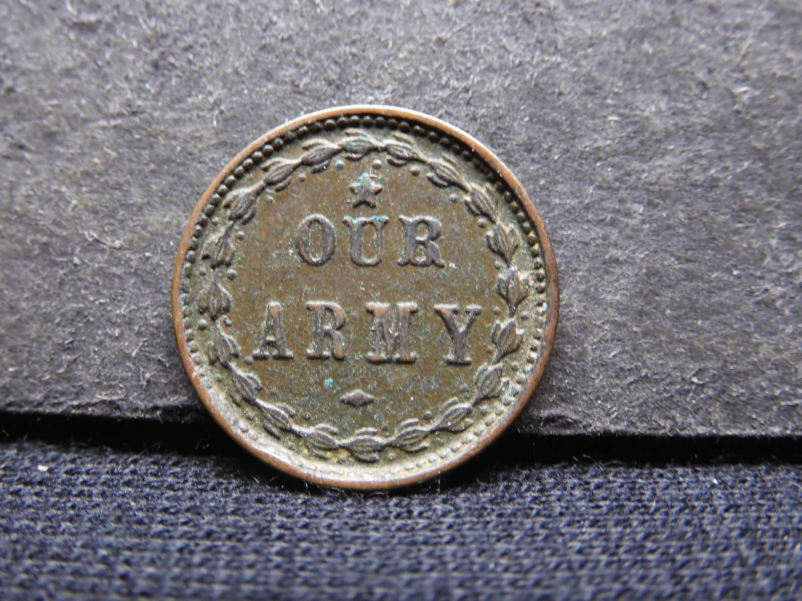 Civil War Token - Our Army Auction