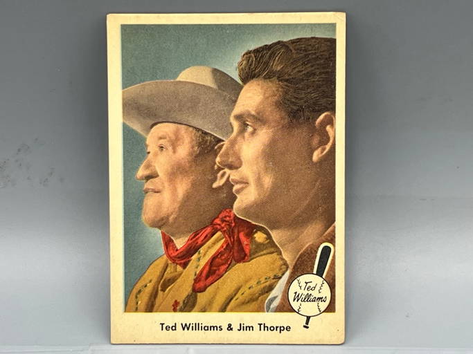 1959 Fleer Baseball's Greatest Ted Williams & Jim Thorpe #70