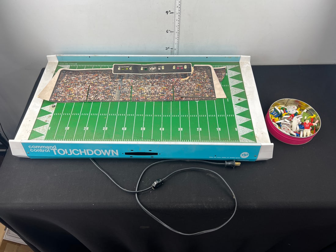 Vintage 1972 Coleco World Of Sports Command Control Football Electric ...