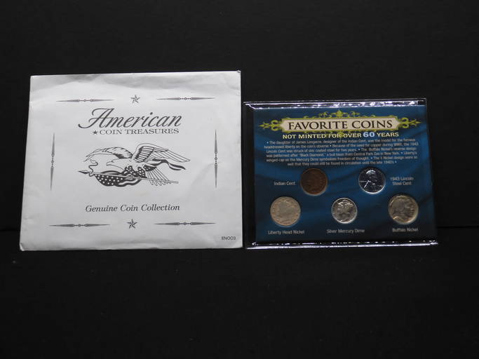 Favorite Coins Not Minted For Over 60 Years W/ History 5 Coins
