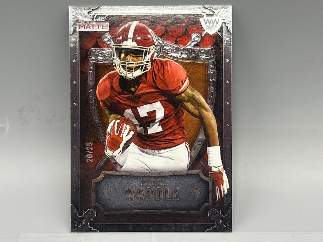 2021 Wild Card Matte Jaylen Waddle Rc 20 25 Auction