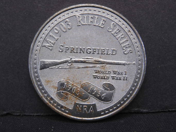 Nra Springfield M1903 Rifle Series Collectors Medallion Token