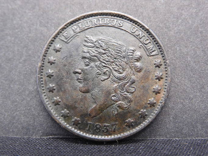 1837 Hard Time Token Millions For Defense Au