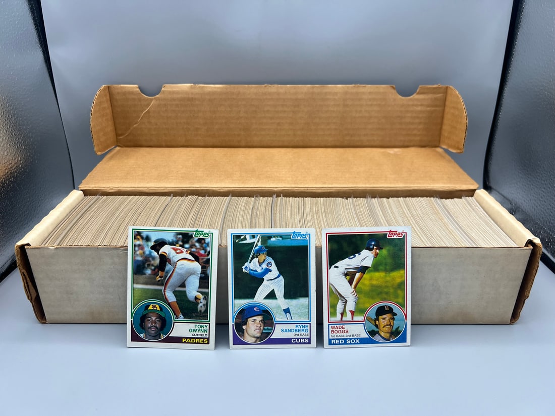 1983 Topps Baseball Complete Set - Rookies Of Tony Gwynn, Ryne Sandberg ...