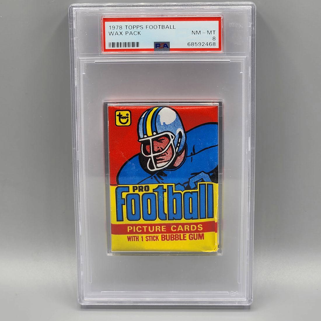 1978 Topps Football Wax Pack Psa 8 Auction