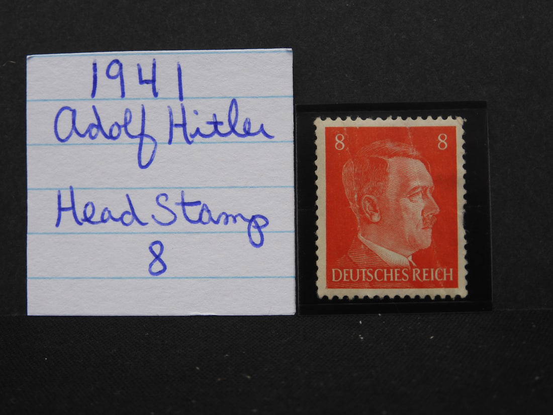 1941 Adolf Hitler Head Stamp #8 Auction