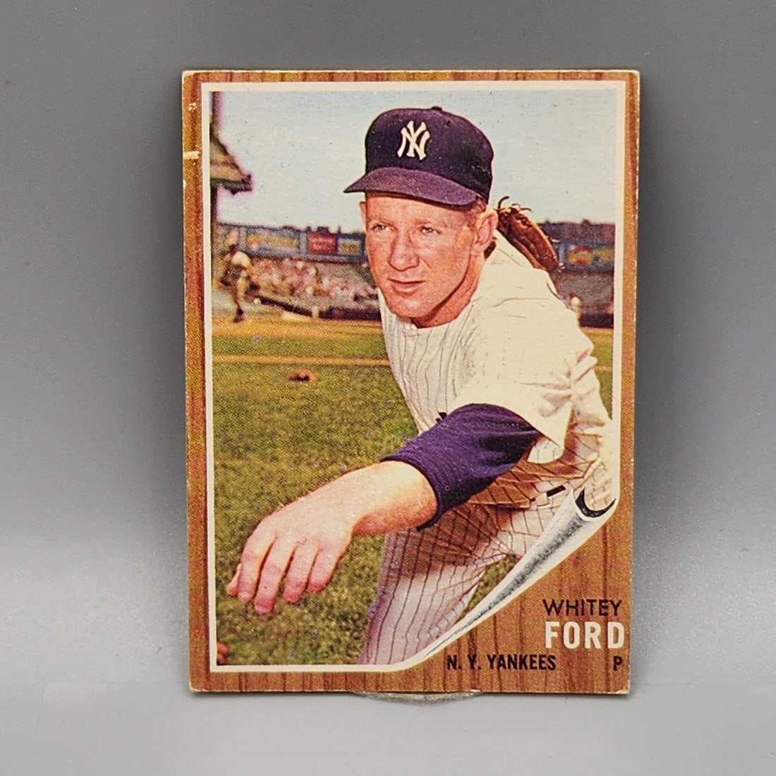 1962 Topps Whitey Ford #310 Hof Auction