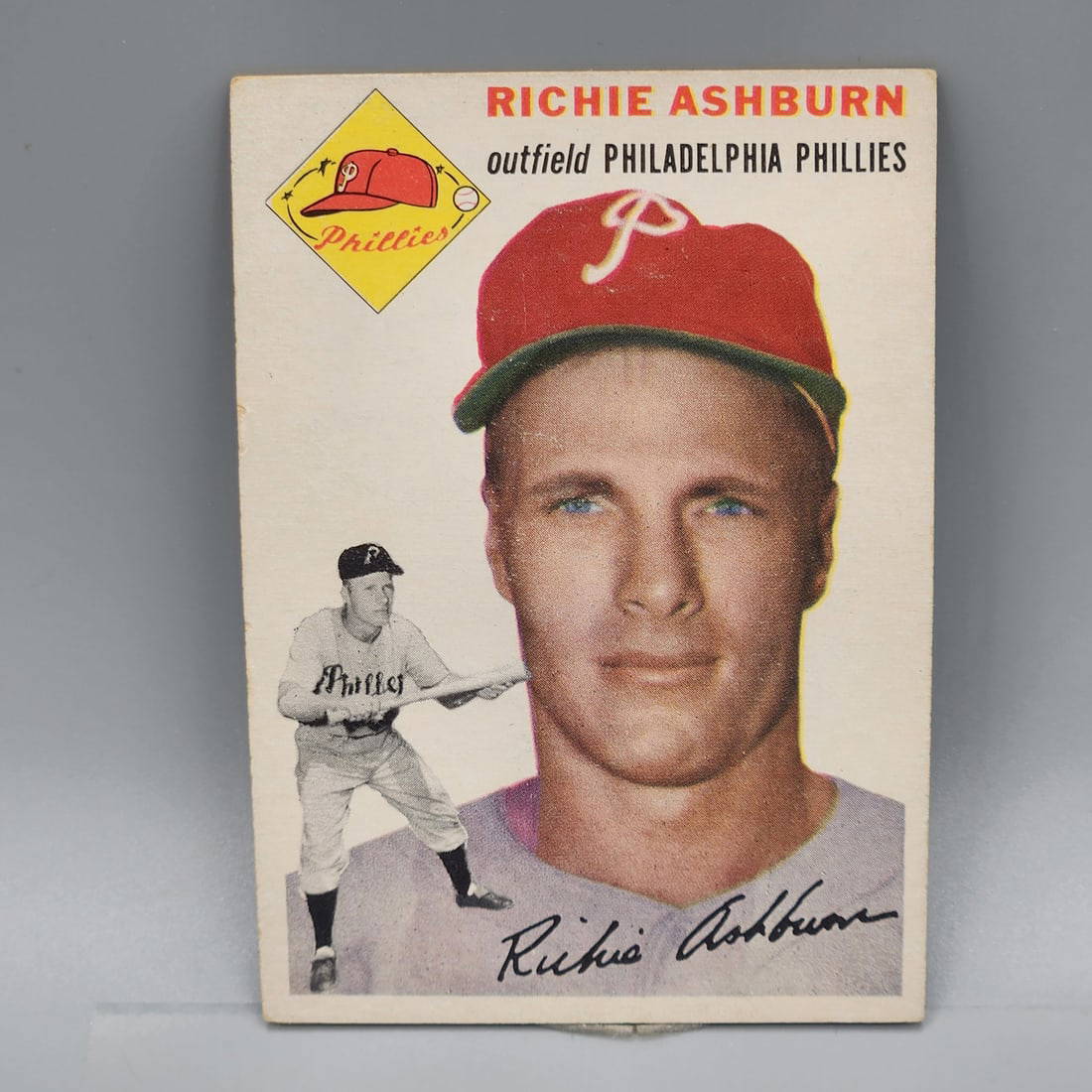 1954 Topps Richie Ashburn #45 Hof Auction
