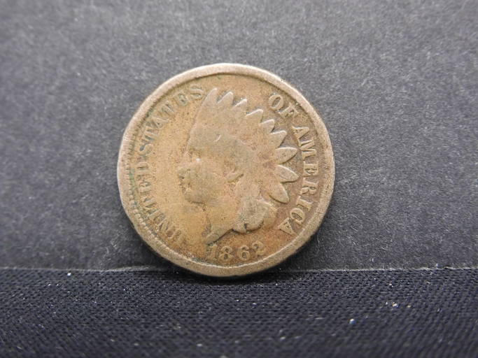 1862 (civil War Era) Indian Head Penny, 162 Years Old!