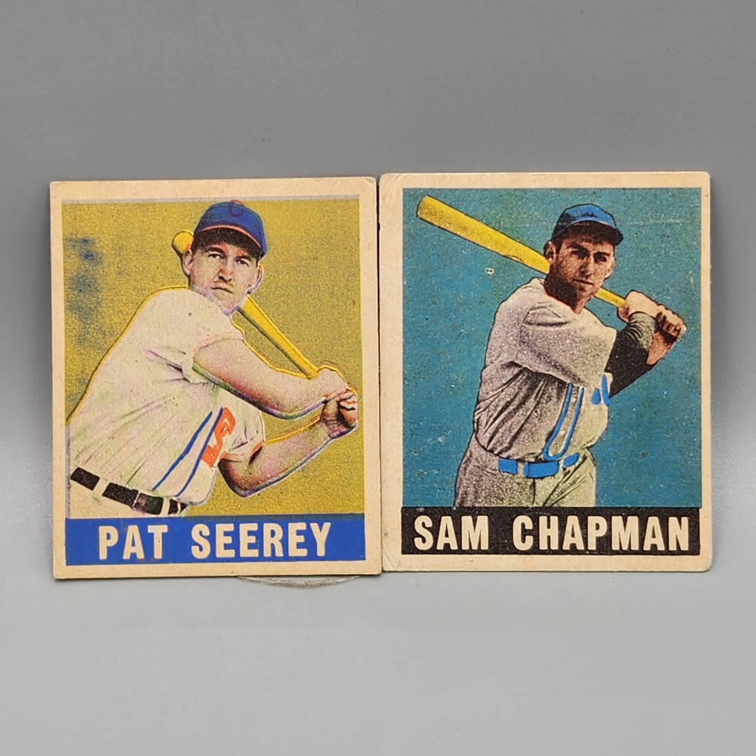 1948 Leaf Pat Seery #73 And Sam Chapman #26 Auction