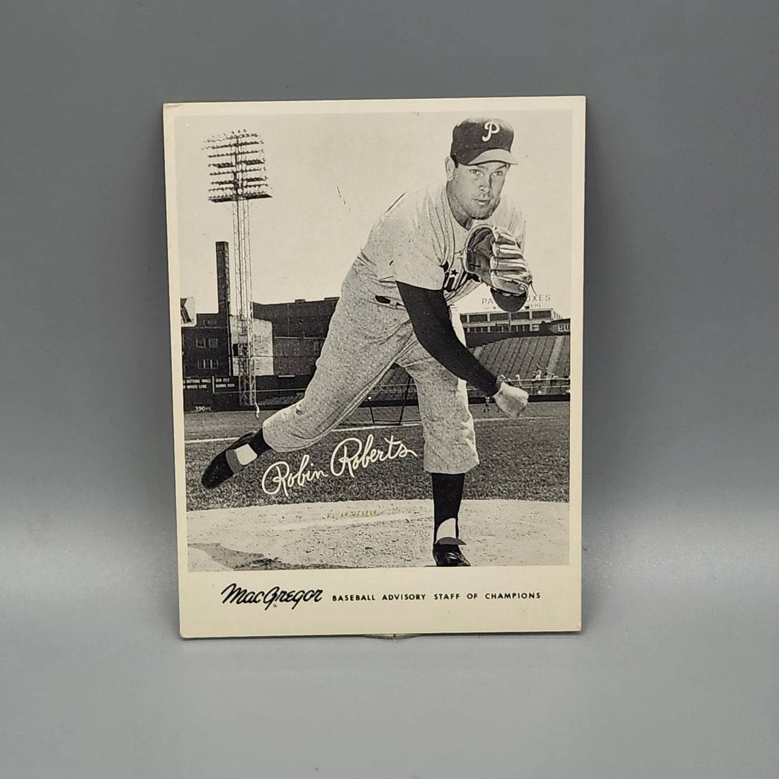 1960 Robin Roberts Macgregor Baseball Advisory Staff Hof - Tougher Issue Auction