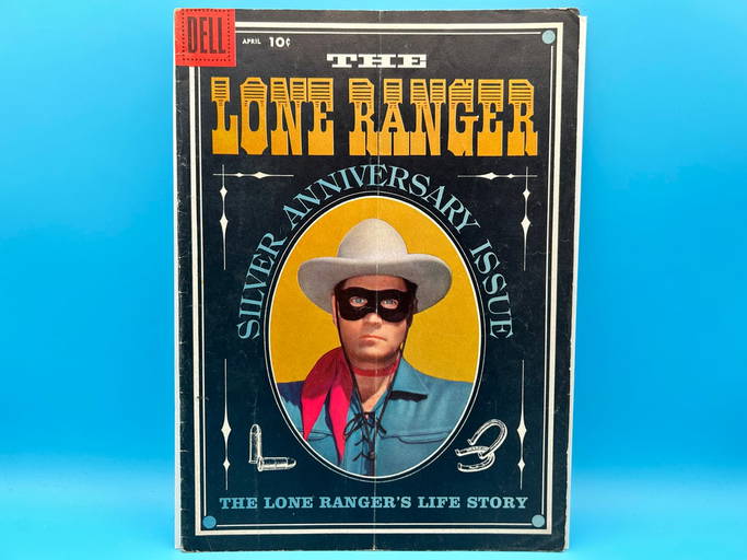 The Lone Ranger #118 Silver Anniversary Issue Origin Of Lone Ranger ...