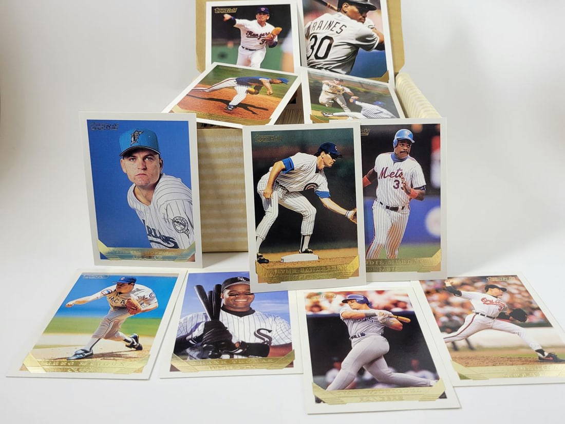 Box Of 1993 Topps Gold Baseball Cards Auction