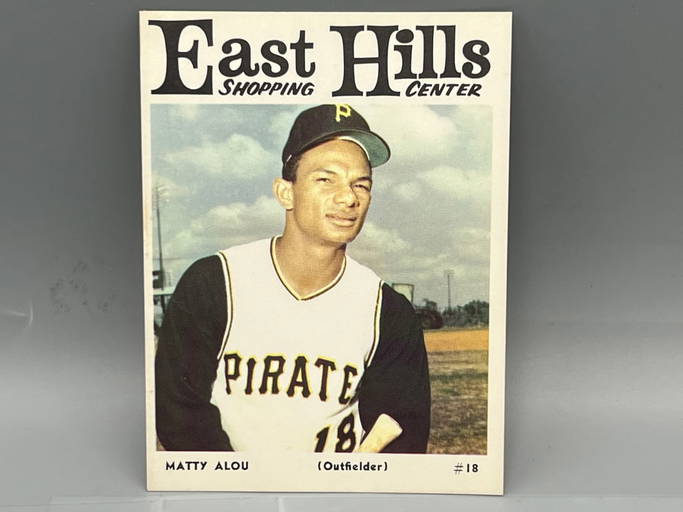 1966 East Hills Pittsburgh Pirates #18 Matty Alou