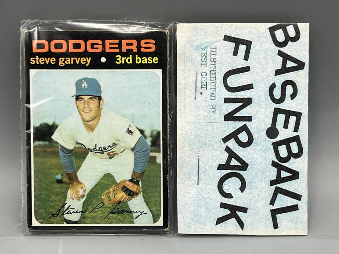 West Corp. Cello Fun Pack Repack 1971 Topps Baseball Unopened Pack W ...
