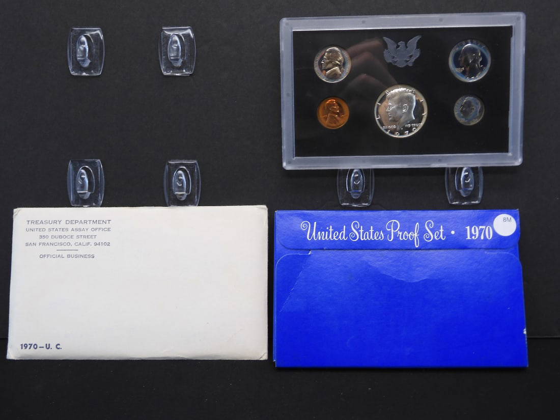 1970-s United States Proof & 1970 P&d Mint Sets With Original Gov't ...