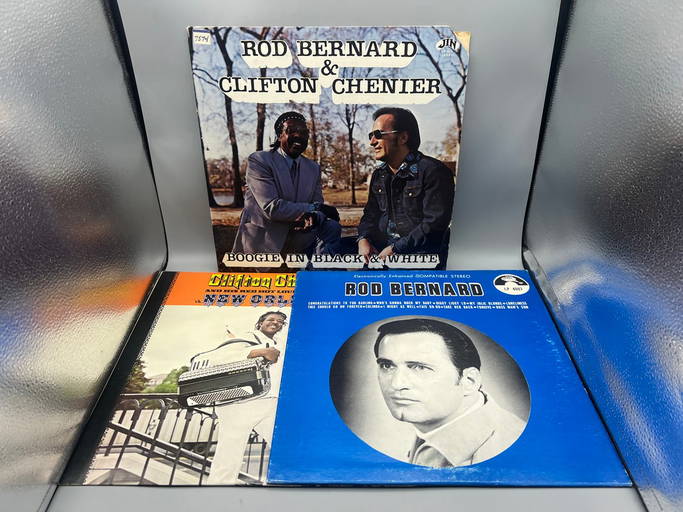 Three (3) Cajun/zydeco Lps: Rod Bernard & Clifton Chenier: Boogie In ...