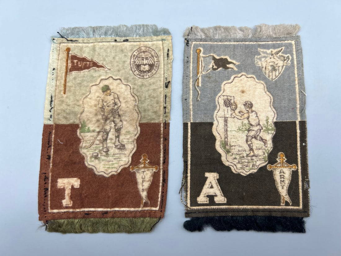 Early 1900's B33 College Felts And Flannels Pennant Lot Of Tufts & Army ...