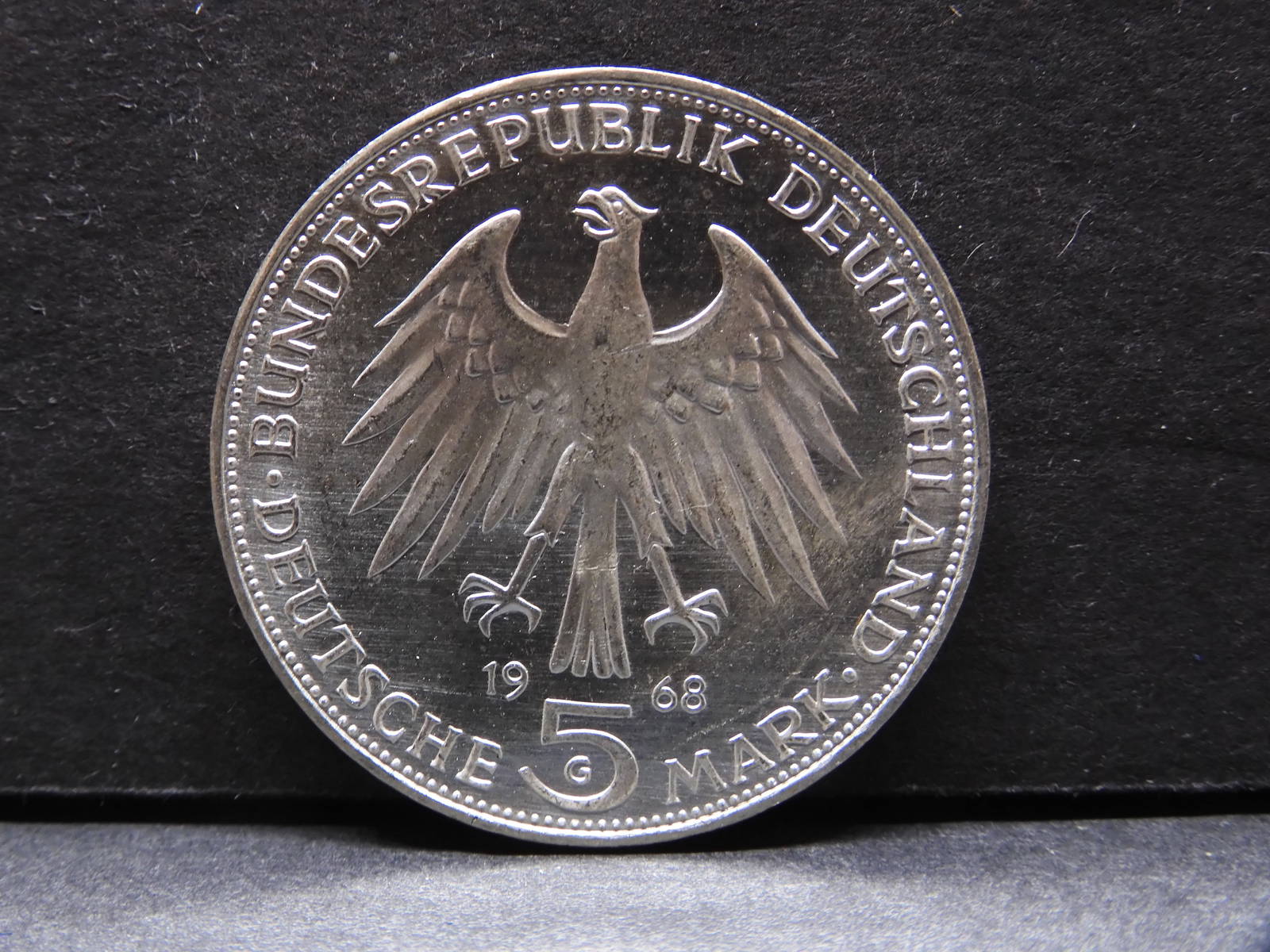 1968-g German 5 Marks Silver Coin Auction