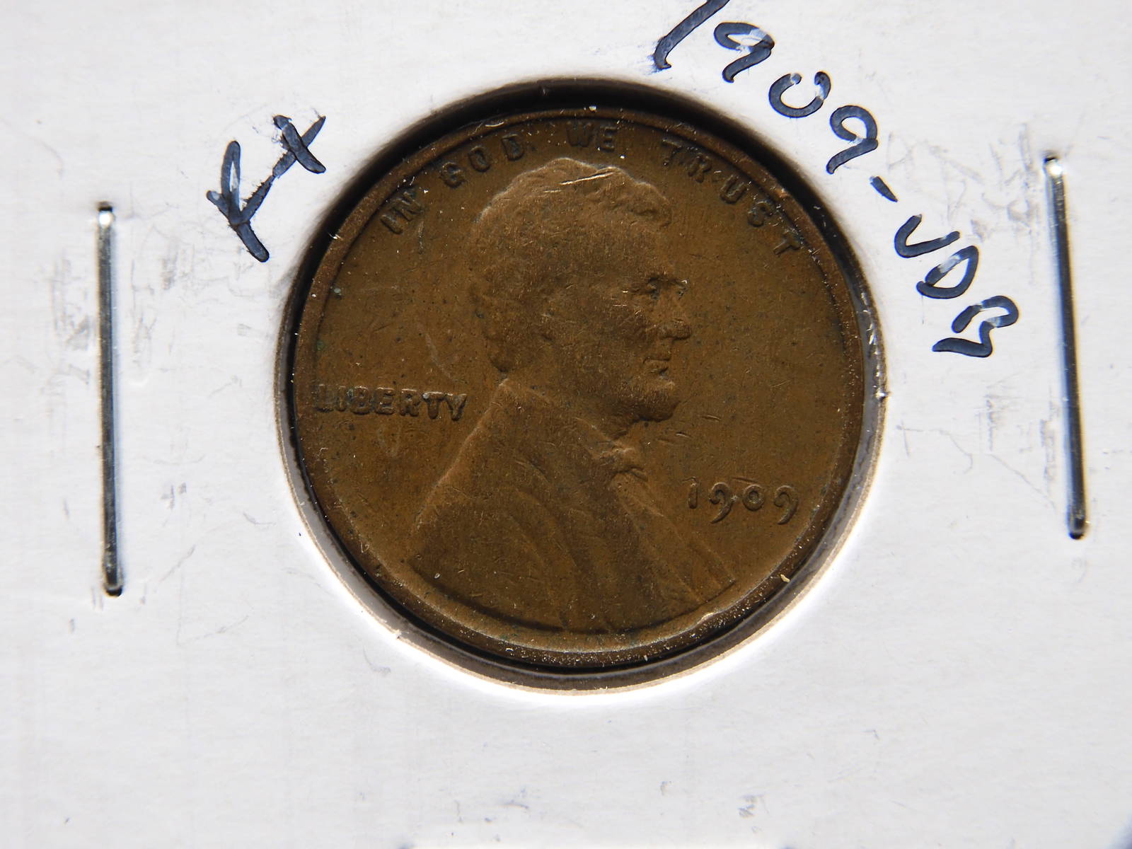 1909-vdb Wheat Penny - Full Wheat Ears Auction