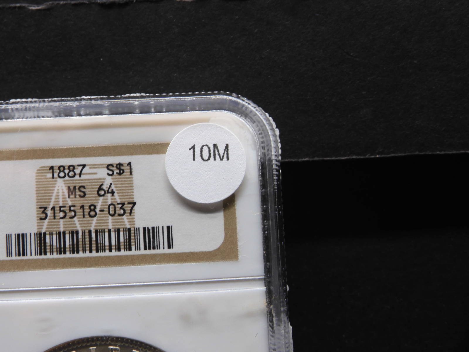 1887 Brilliant Uncirculated Morgan Silver Dollar Graded Ms64 By Ngc ...