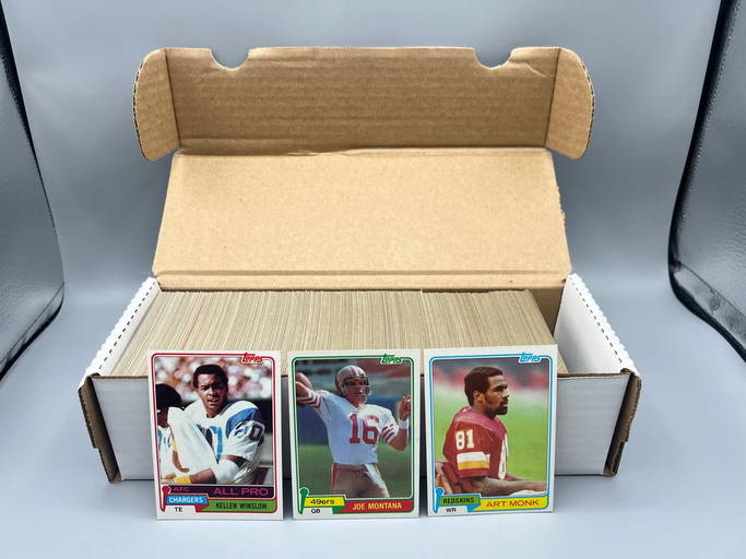 1981 Topps Football Complete Set W/ Joe Montana Rc, Kellen Winslow Rc ...
