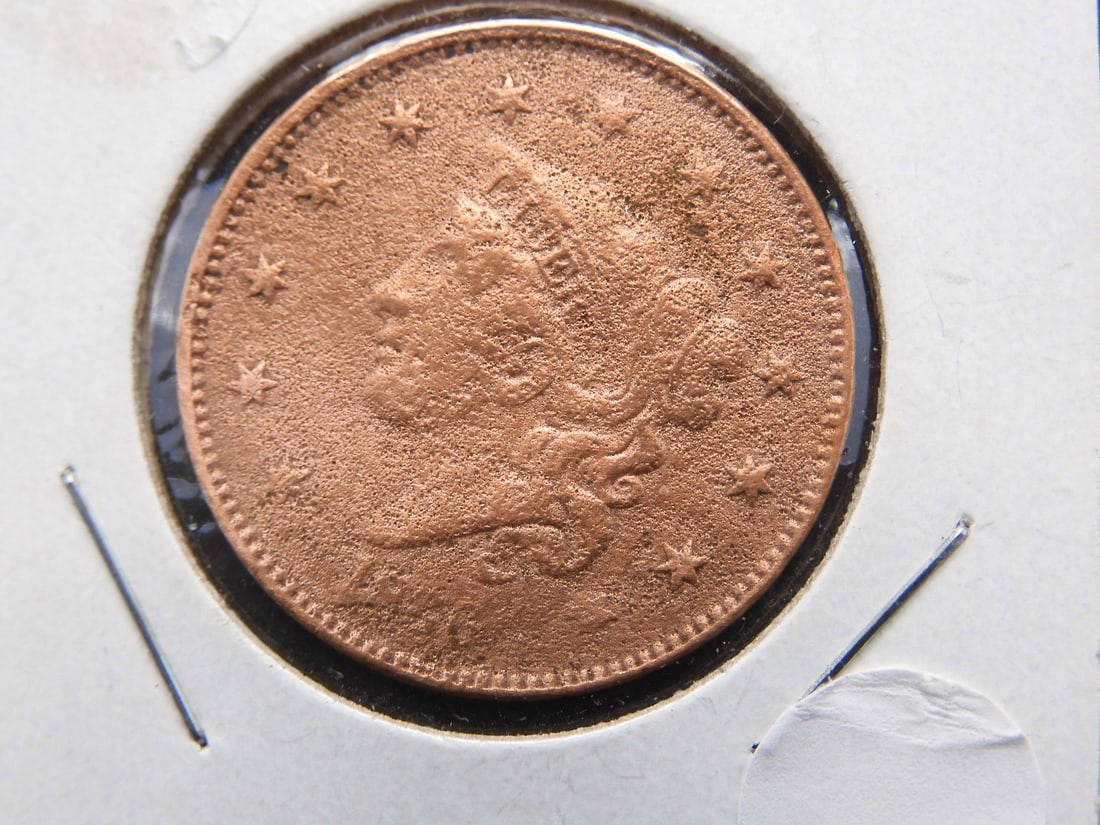 1836 Us Braided Hair Large Cent Auction