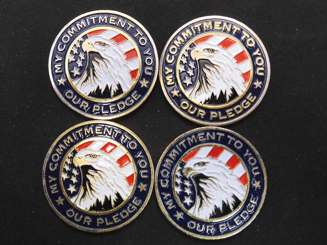 Four National Guard Commemorative Tokens Auction