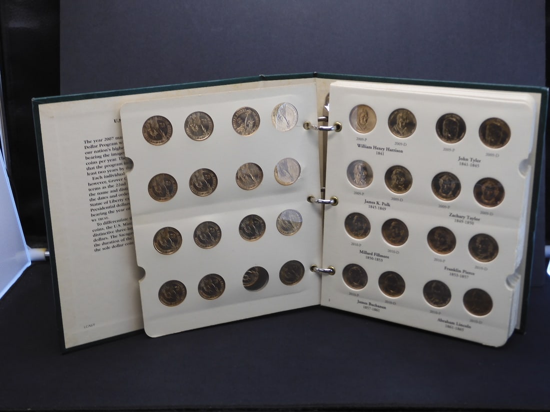 2007-2016 - U.s. Presidential Dollar Series Coin Album 2007-2016 - 78 ...