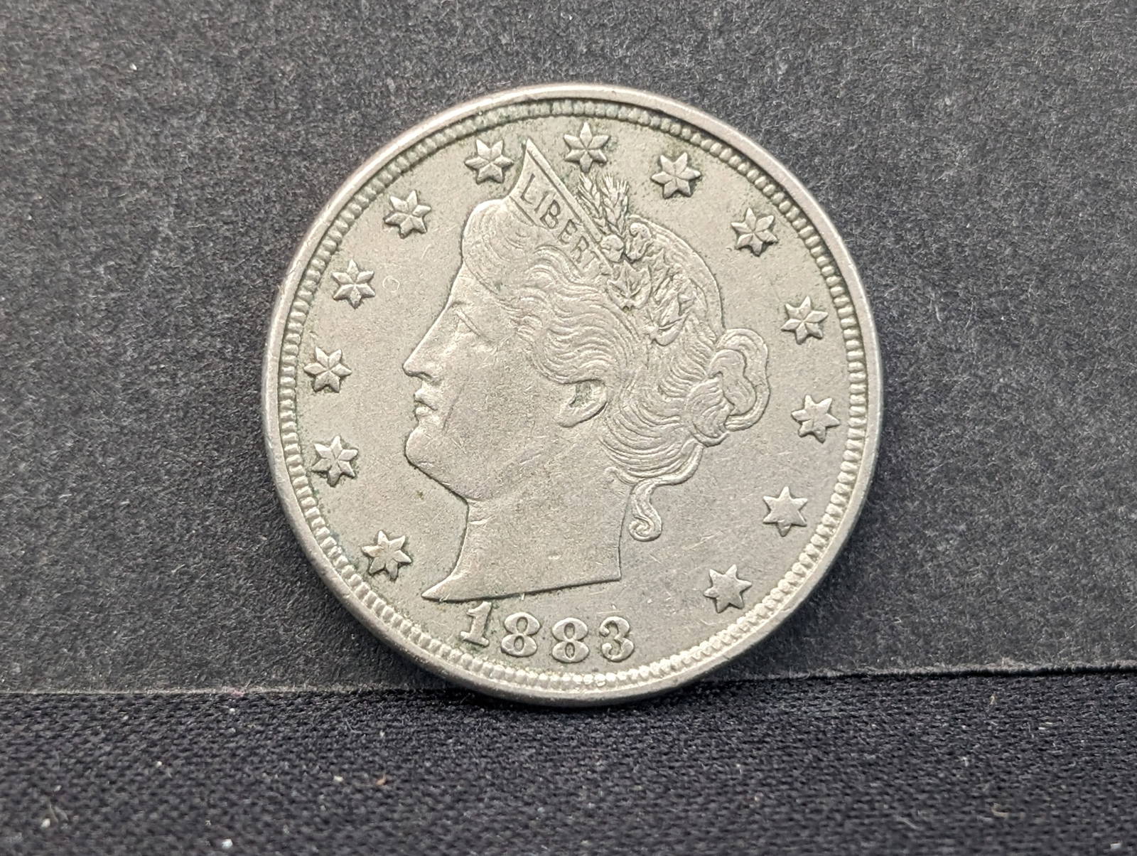 1883 W/o Cents Liberty V Nickel Auction