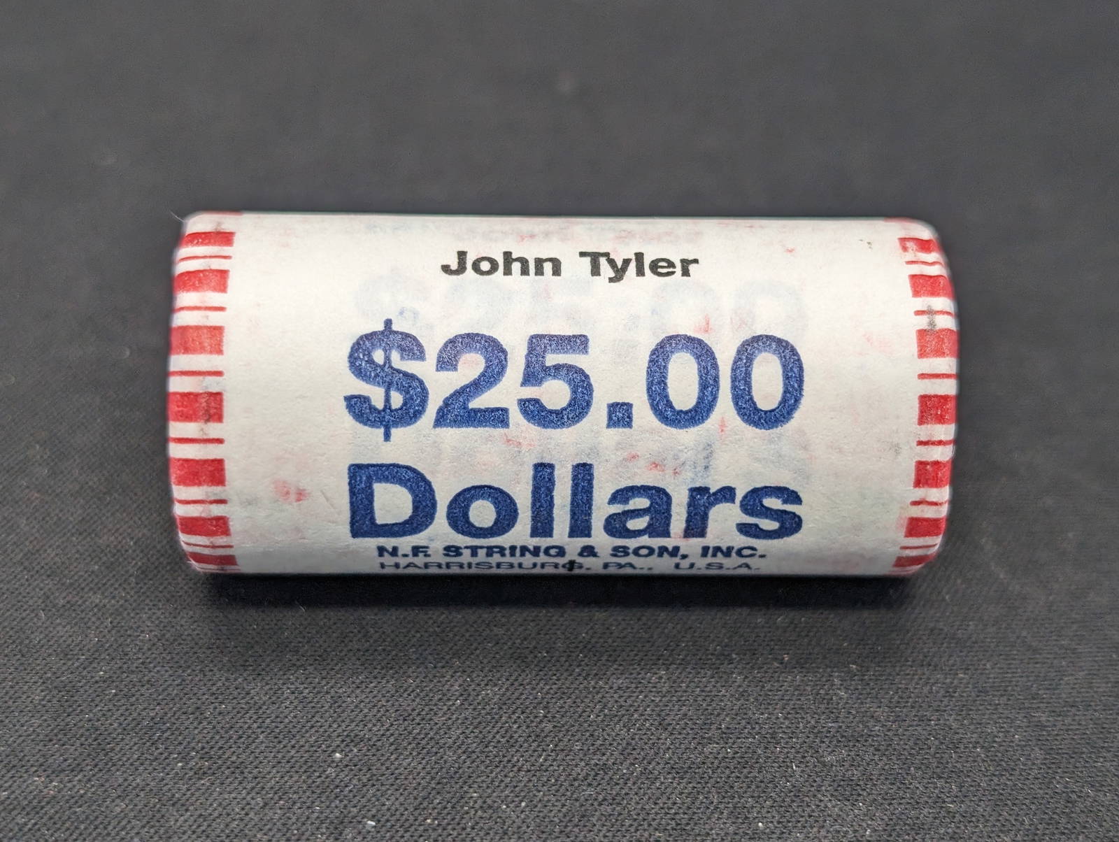 Roll Of 25 Bu 2009 John Tyler Presidential Dollars Auction