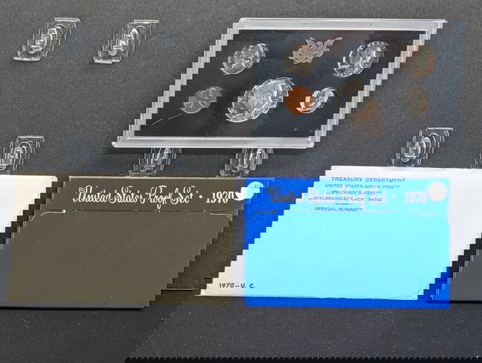 1970 S United States Proof & 1970 P/d Mint Sets With Original Gov't ...