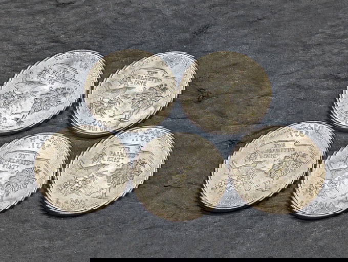 (5) 2000 P Ms South Carolina State Quarter Errors