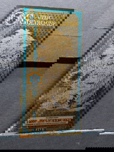 1/200th Troy Oz. 24k Gold 2024 Utah $5 Gold Back