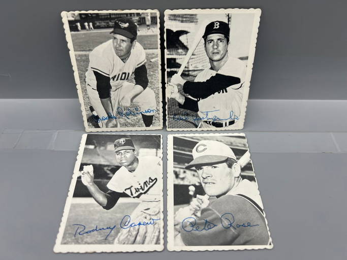 1969 Topps Deckle Edge Brooks Robinson #1, Carl Yastrzemski #4, Rod ...