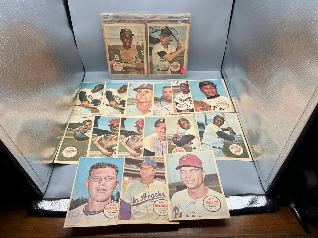 Lot Of (40+) 1967 Topps Baseball Posters W/ Some Stars - Varying ...