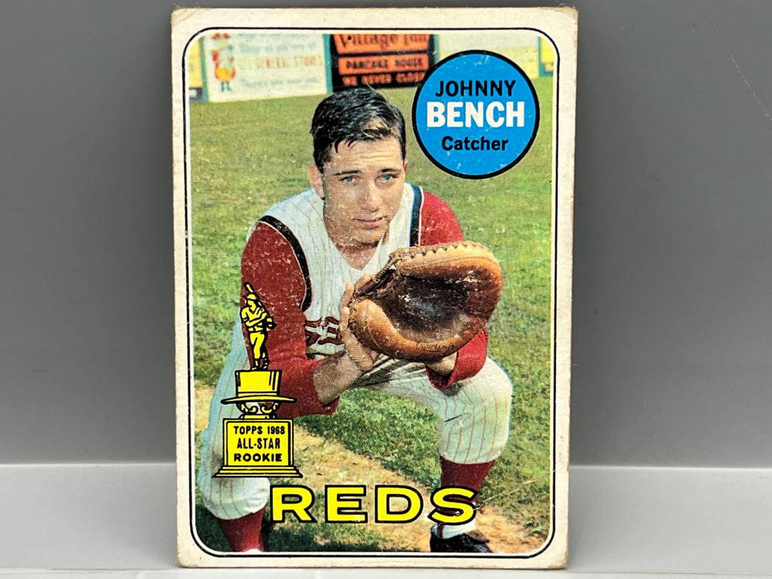 1969 Topps Johnny Bench 2nd Year #95 Auction