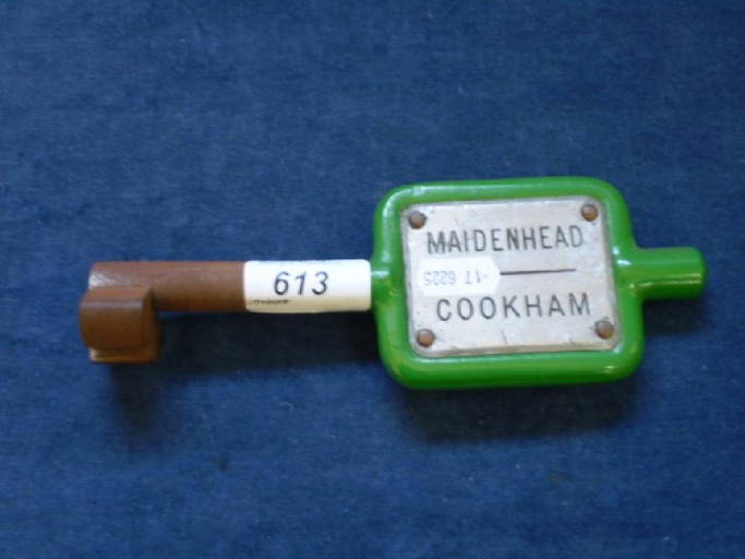 Railwayana Signal Box Key, Maidenhead Cookham