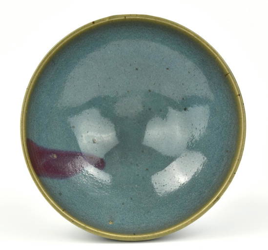 Chinese Jun Ware Bowl W/ Purple Splash, Yuan D.