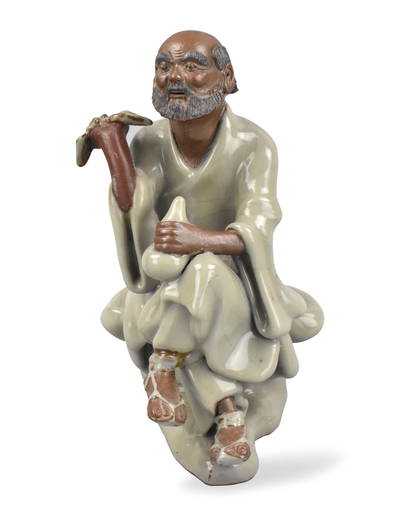 Chinese Shiwan Ware Figure Of Luohan