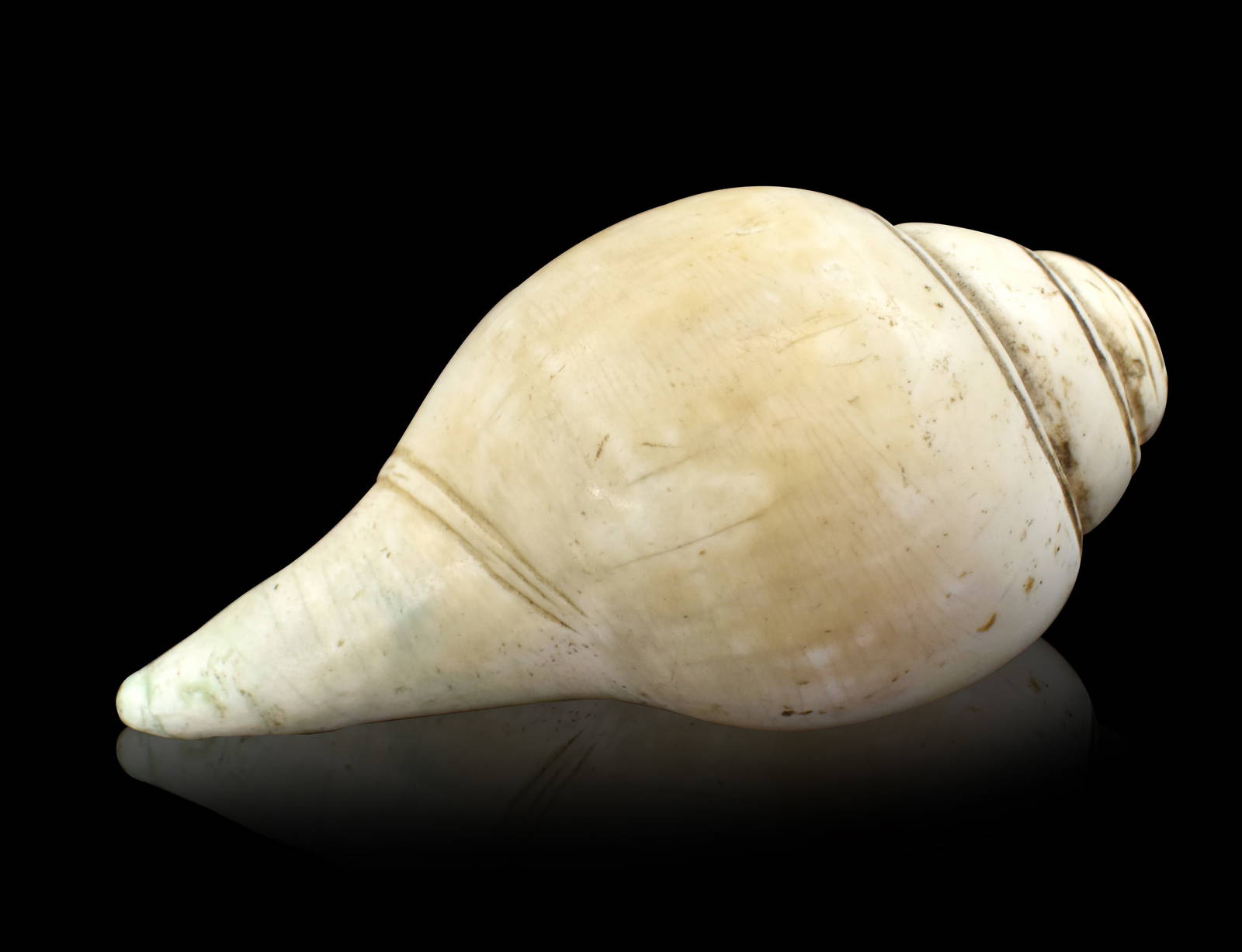 Chinese Buddhist Bone Carved Snail Auction
