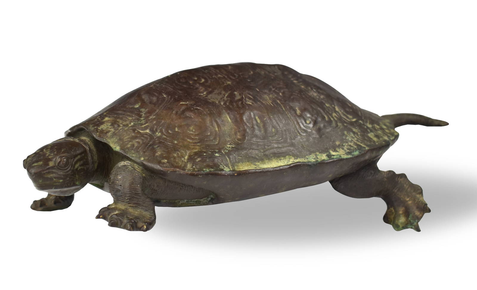 Japanese Signed Bronze Turtle, Meiji Period Auction
