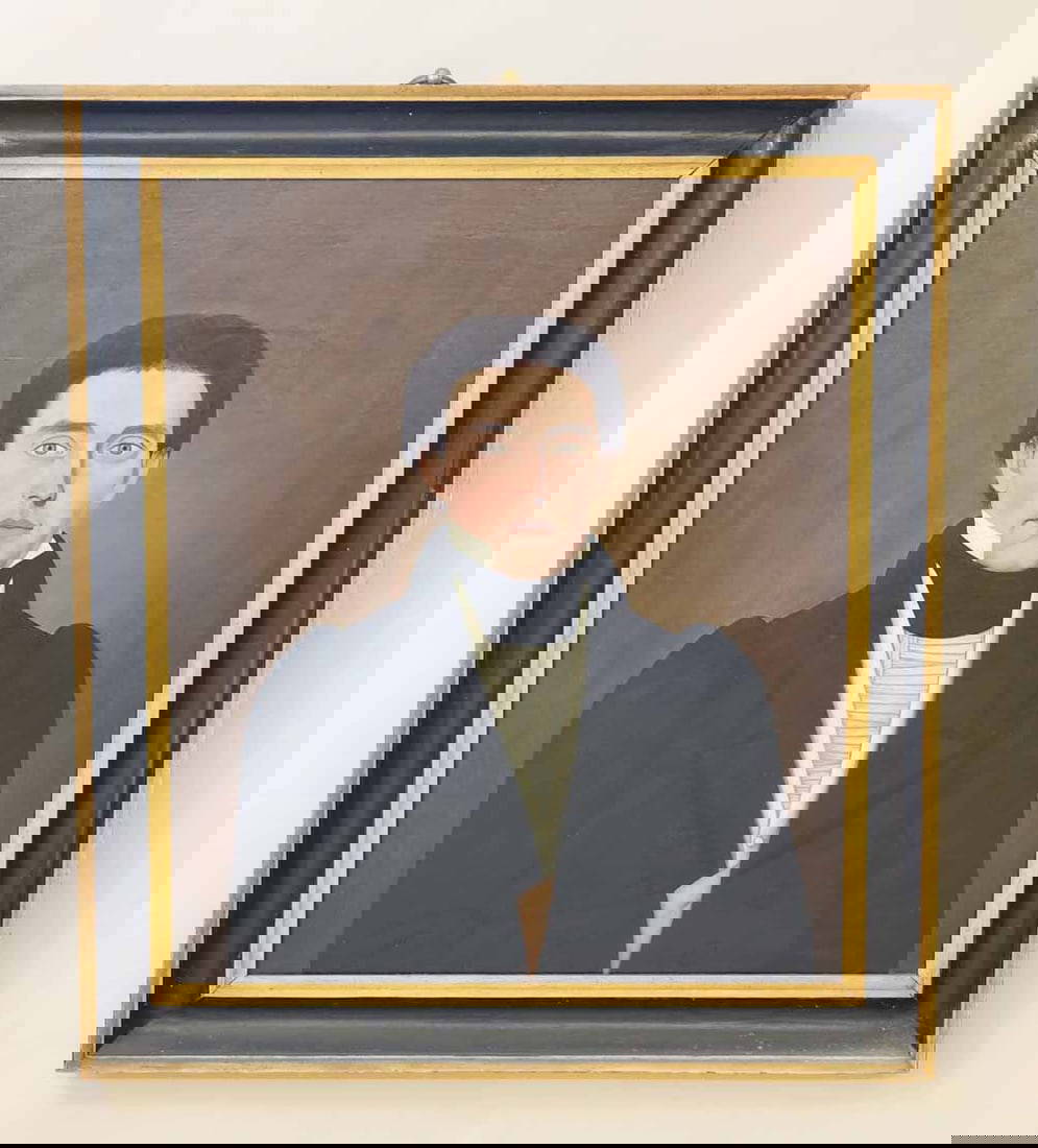 Signed Portrait Of A Gentleman By John Brewster Jr. (connecticut/maine ...