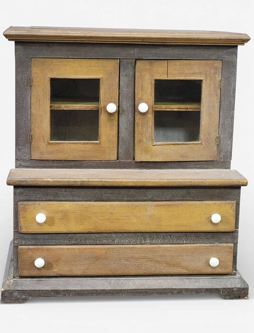 Miniature Painted Cupboard Auction