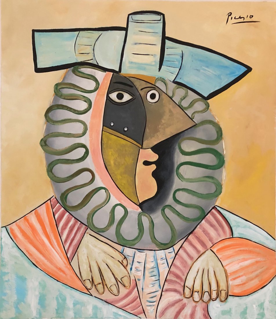 For Auction: Pablo PICASSO (1881-1973) Gouache on Paper (#8) on Mar 17 ...