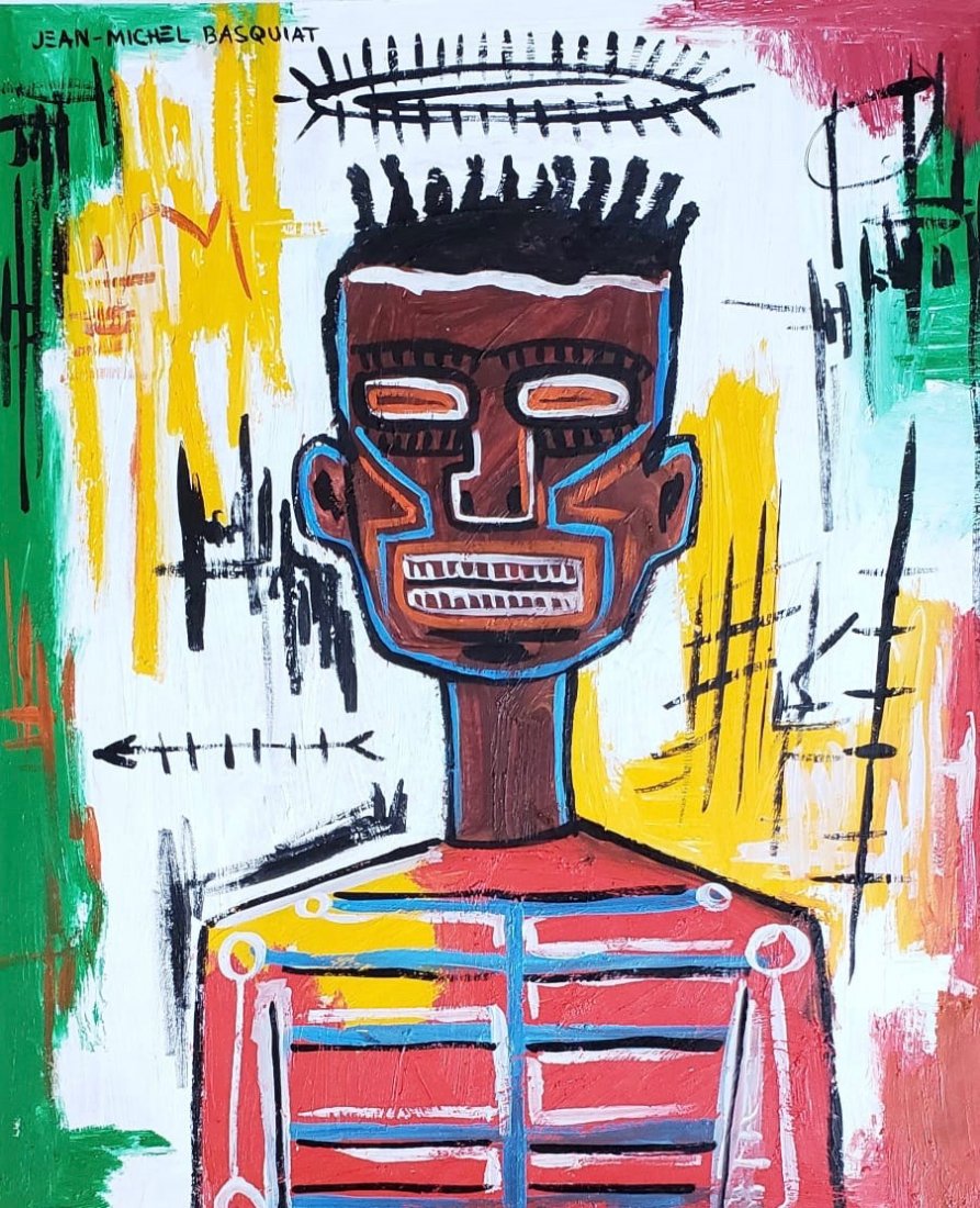 Jean-Michel Basquiat (1960-1988) Mixed media on Paper
