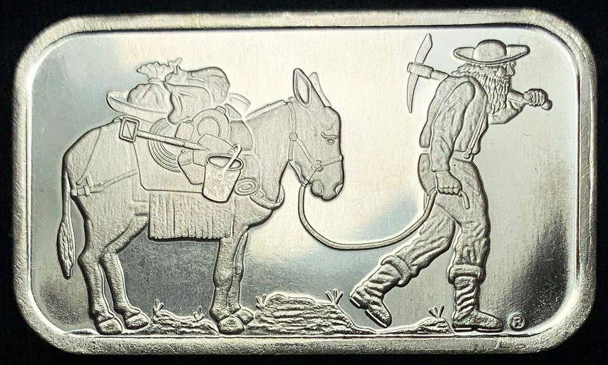 Prospector 1 Oz Silver Bar