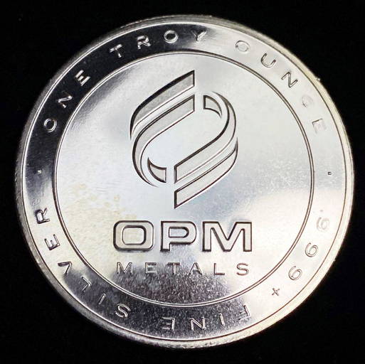 Opm Metals 1 Oz. Silver Bullion Round
