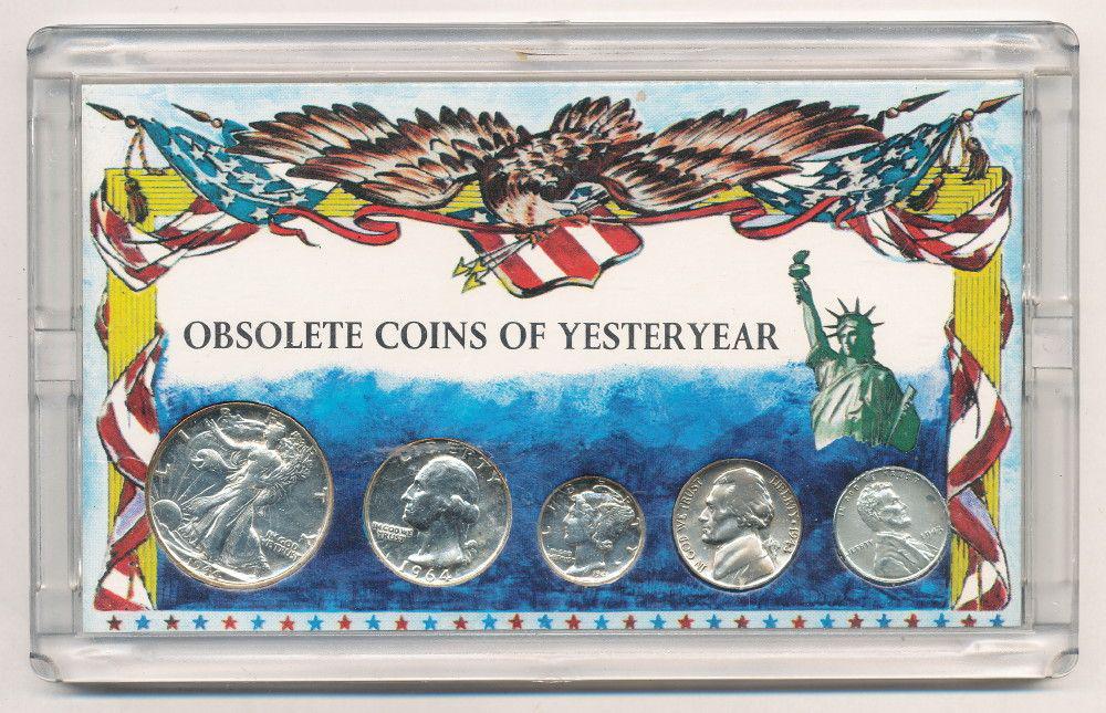 Collection Obsolete Coins Of Yesteryear