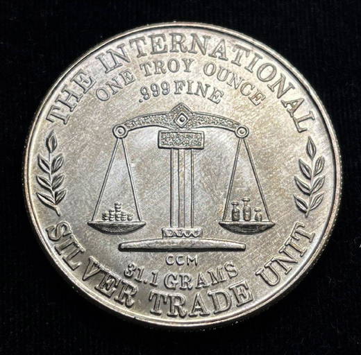The International Trade Unit .999 Fine Silver Round